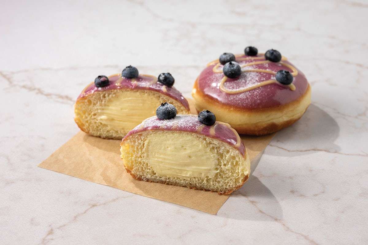 Lemon Blueberry King Cream Donut